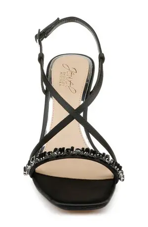 Badgley Mischka Alexis Embellished Slingback Sandal