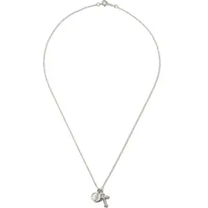 CHILD OF WILD The Hail Mary Dainty Pendant Necklace - Silver