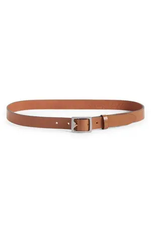 Rag & Bone Rag & Bone Leather Boyfriend Belt Chestnut