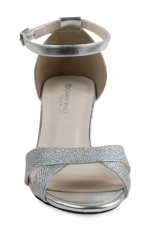 TOUCH UPS Clementine Ankle Strap Sandal - Silver