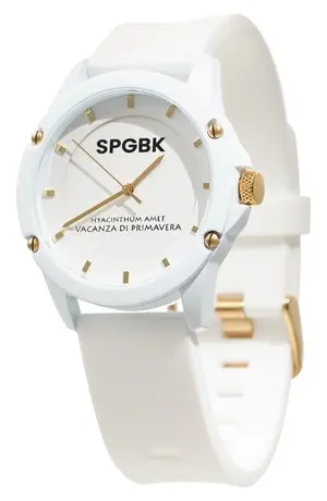 SPGBK WATCHES Edgewood Watch - White/gold