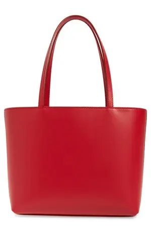 Dolce & Gabbana Small Dg Logo Leather Tote
