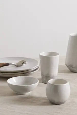 Brunello Cucinelli Set Of Three Ceramic Bowls - Gray