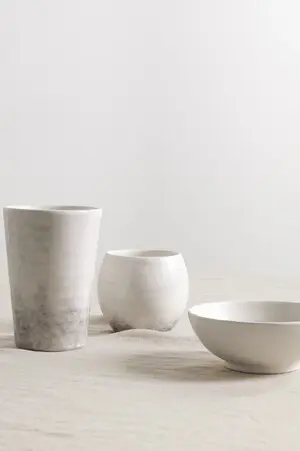 Brunello Cucinelli Set Of Three Ceramic Bowls - Gray