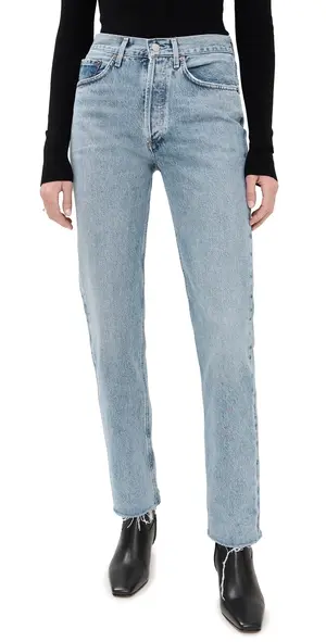 AGOLDE Lana Mid-rise Straight Jeans