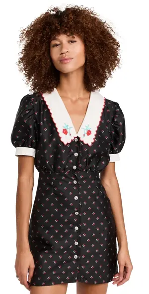 SISTER JANE Courtney Jacquard Mini Dress
