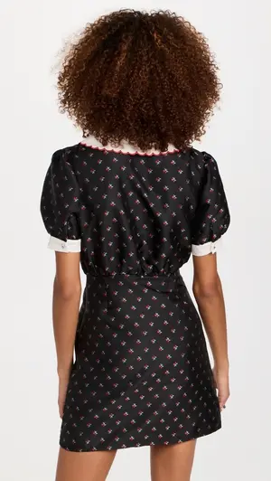 SISTER JANE Courtney Jacquard Mini Dress