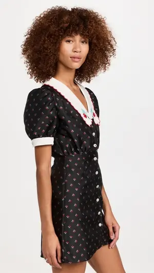 SISTER JANE Courtney Jacquard Mini Dress