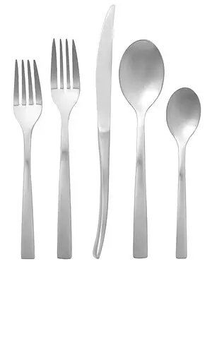 PUBLIC GOODS 18/10 Stainless Steel Forged Flatware Set In Metallic Silver