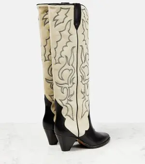 Isabel Marant Étoile Leila Cowboy Boots - Beige