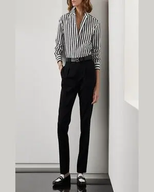 Ralph Lauren Capri Striped Shirt - White Multi
