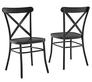 CROSLEY Camille 2-pc Dining Chair Matte Black Crosle Y - One-color
