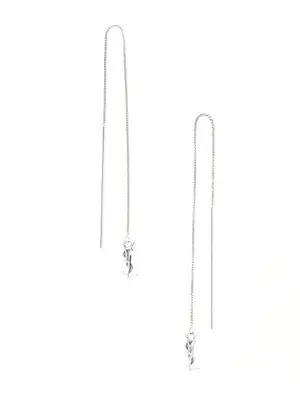 Saint Laurent Silver-tone Earrings