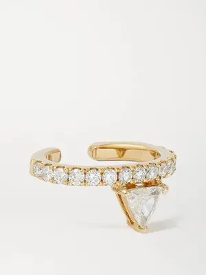 ANITA KO 18-karat Gold Diamond Ear Cuff