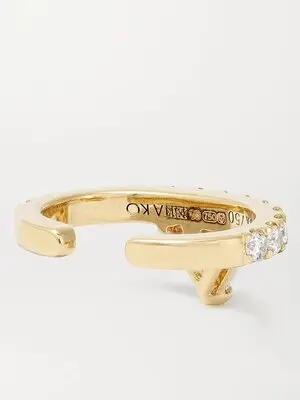 ANITA KO 18-karat Gold Diamond Ear Cuff
