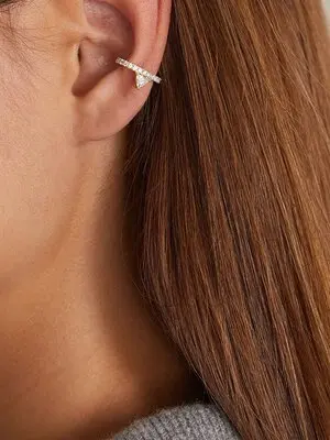 ANITA KO 18-karat Gold Diamond Ear Cuff