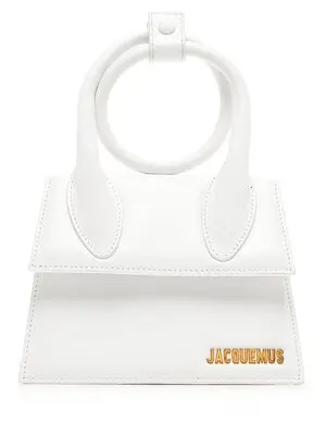 Jacquemus Le Chiquito Wicker And Leather Bag