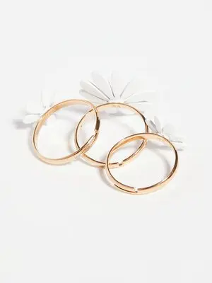 ROXANNE ASSOULIN Everythings Coming Up Daisy Rings