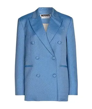 Remain Birger Christensen Fox Jacquard Double-breasted Blazer