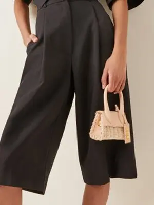 Jacquemus Le Chiquito Wicker And Leather Bag