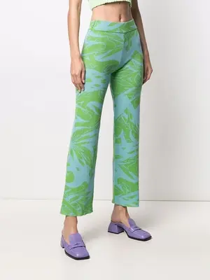 Paloma Wool Cropped Knit Trousers
