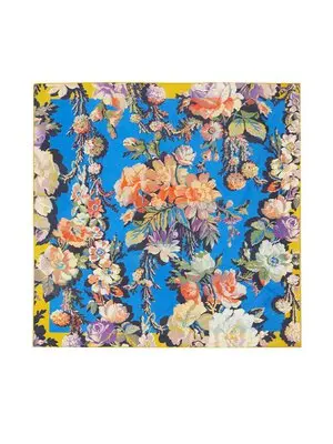 Dries Van Noten Floral-print Silk-twill Scarf