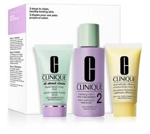 CLINIQUE Cleanser Refresher Course Set- Dry Combination