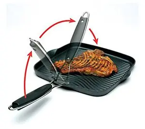 STARFRIT 10' X 10' Grill Pan With Foldable Hand Le