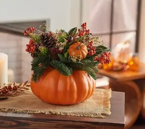 VALERIE PARR HILL 9' Harvest Pumpkin Centerpiece Valerie - One-color