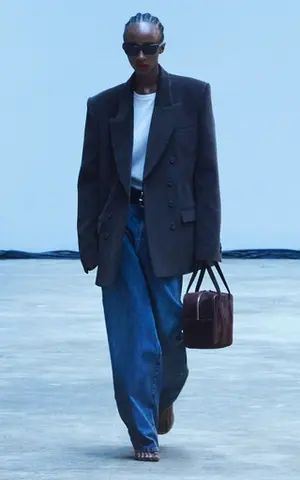 Khaite Tanner Cotton Corduroy Oversized Blazer