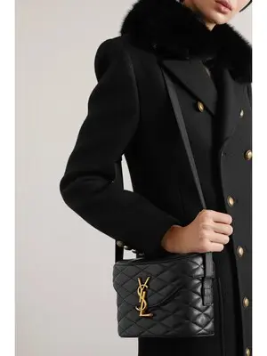 Saint Laurent June Quilted Leather Shoulder Bag
