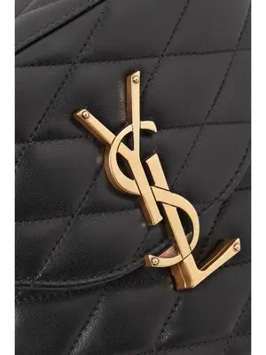 Saint Laurent June Quilted Leather Shoulder Bag