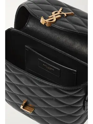 Saint Laurent June Quilted Leather Shoulder Bag