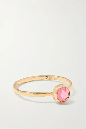 MELISSA JOY MANNING 14-karat Recycled Tourmaline Ring - Pink