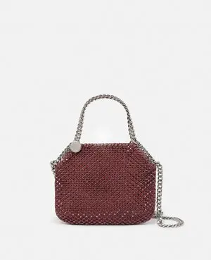 Stella McCartney Stella McCartney Falabella Mini Tote Bag Berry