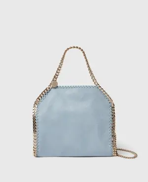 Stella McCartney Stella McCartney Falabella Mini Tote Bag Duck Egg