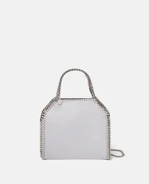 Stella McCartney Stella McCartney Falabella Mini Tote Bag Ice Grey