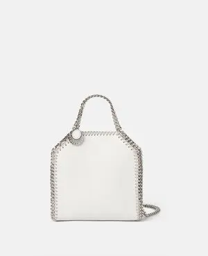 Stella McCartney Falabella Tiny Tote Bag Magnolia White