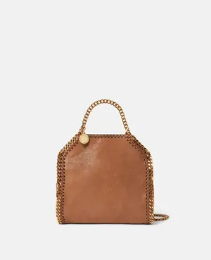 Stella McCartney Falabella Tiny Tote Bag Pecan