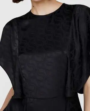 Stella McCartney S-wave Jacquard Maxi Dress