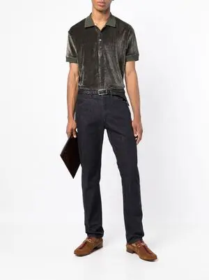 FERRAGAMO Gancini Patch Straight-leg Jeans