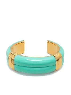 AURÉLIE BIDERMANN Double Katt Cuff Bracelet - Gold