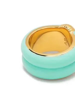 AURÉLIE BIDERMANN Katt Enamel-plated Ring