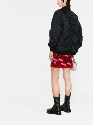 Versace I Ventagli-print Reversible Puffer Jacket