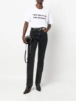 Dsquared2 Cotton Slogan Print T-shirt