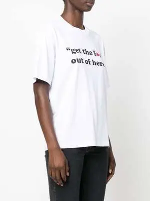 Dsquared2 Cotton Slogan Print T-shirt