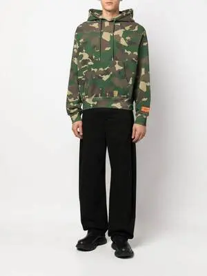 Heron Preston Camouflage Cotton Hoodie