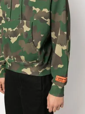 Heron Preston Camouflage Cotton Hoodie