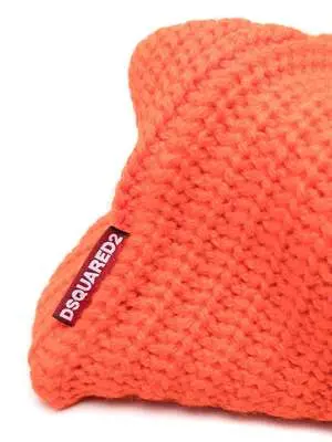 Dsquared2 Logo-patch Detail Collar Scarf