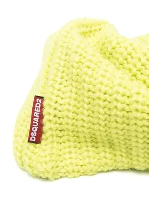 Dsquared2 Logo-patch Detail Collar Scarf